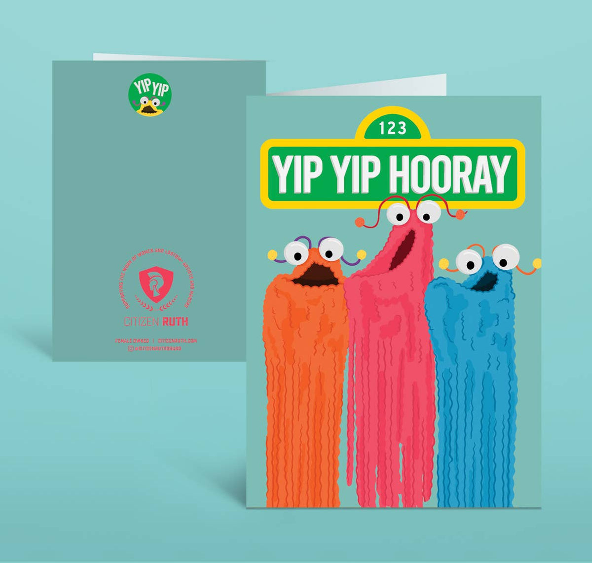 Yip Yip Hooray Card | Hartford Prints