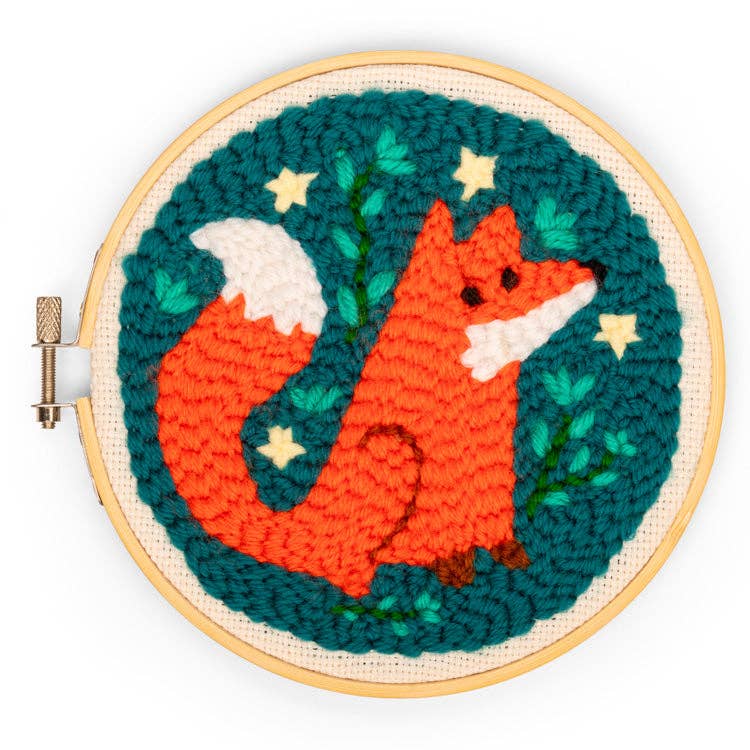 Fox Punch Needle | Hartford Prints