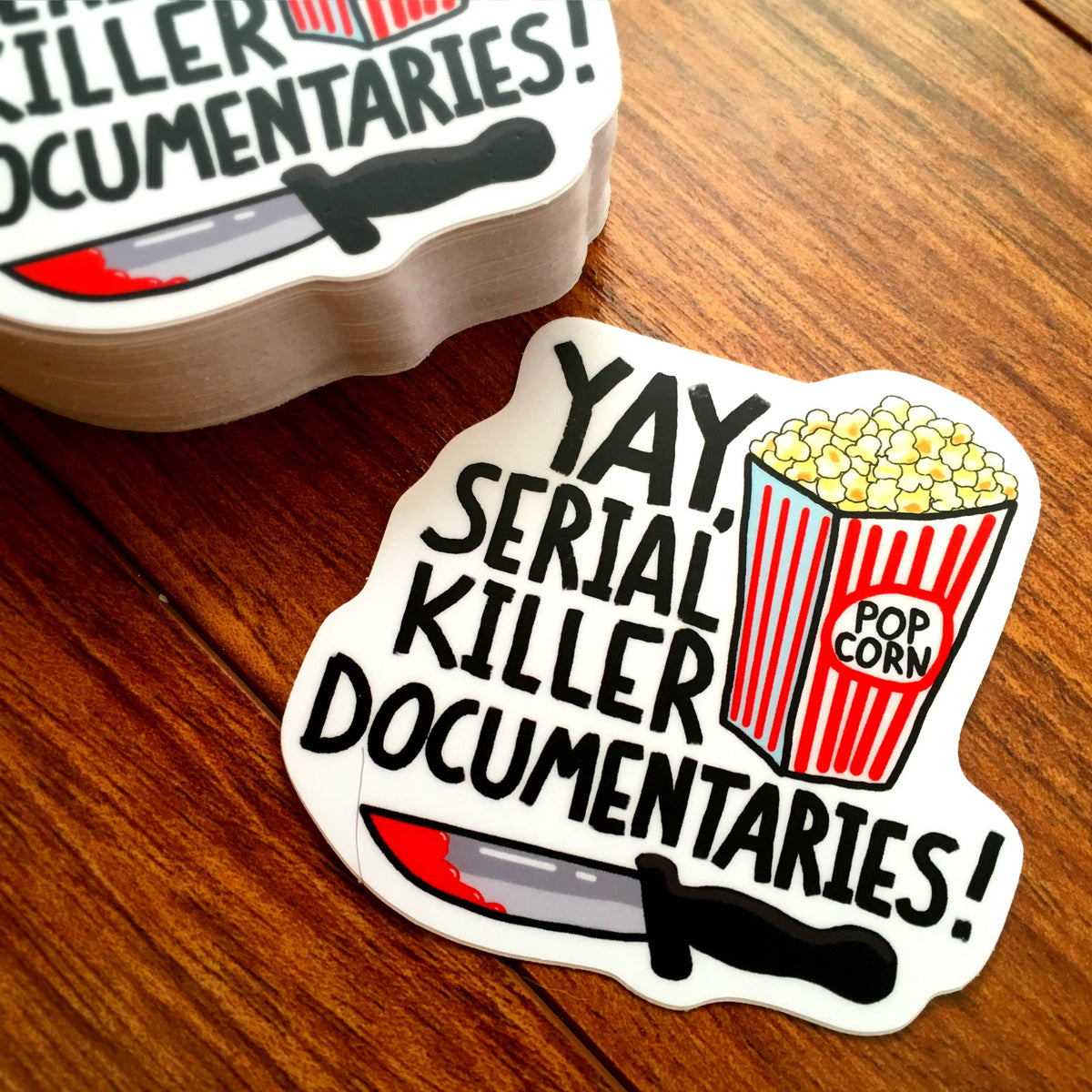 Serial Killer Documentaries Sticker | Hartford Prints