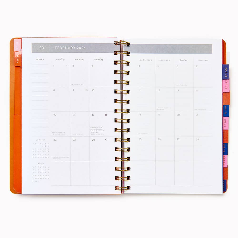 2026 Trend Weekly Desk Spiral Planner | Hartford Prints