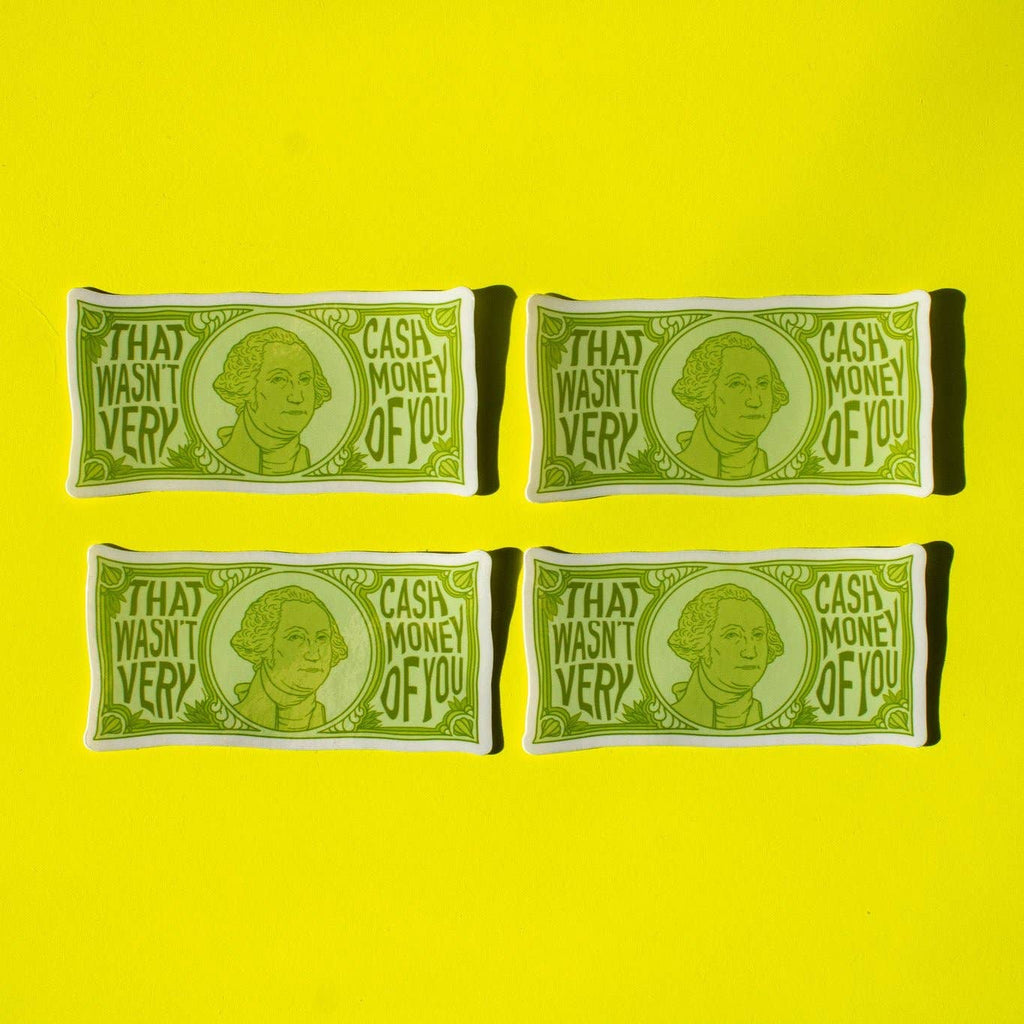 Cash Money Vinyl Sticker | Hartford Prints