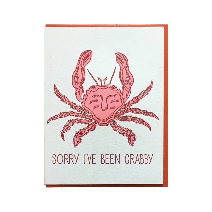 Sorry Crabby Card | Hartford Prints