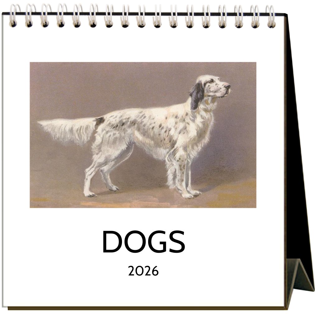 Dogs 2026 Desk Calendar | Hartford Prints