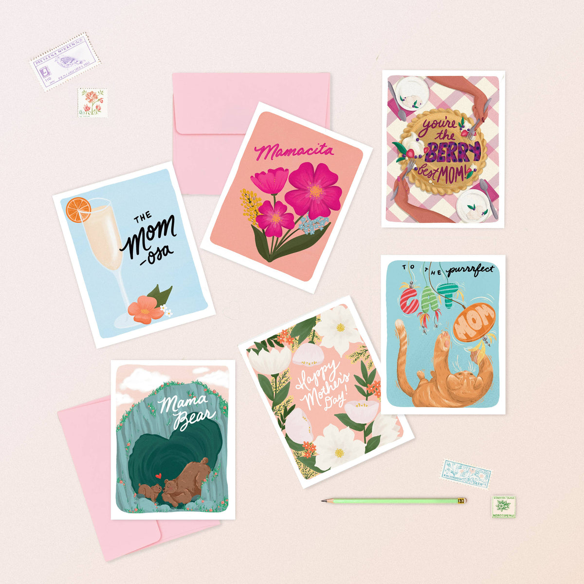 Mom-osa Card | Hartford Prints