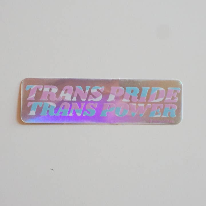 Trans Power Trans Pride Sticker | Hartford Prints