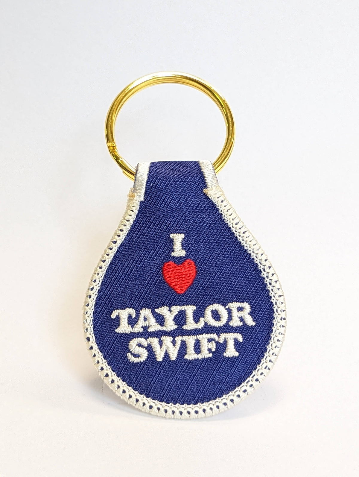 I Heart Taylor Swift Embroidered Key Tag | Hartford Prints