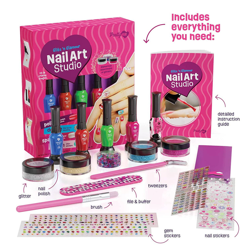 Nail Art Studio for Girls - Nail Polish Kit | Hartford Prints