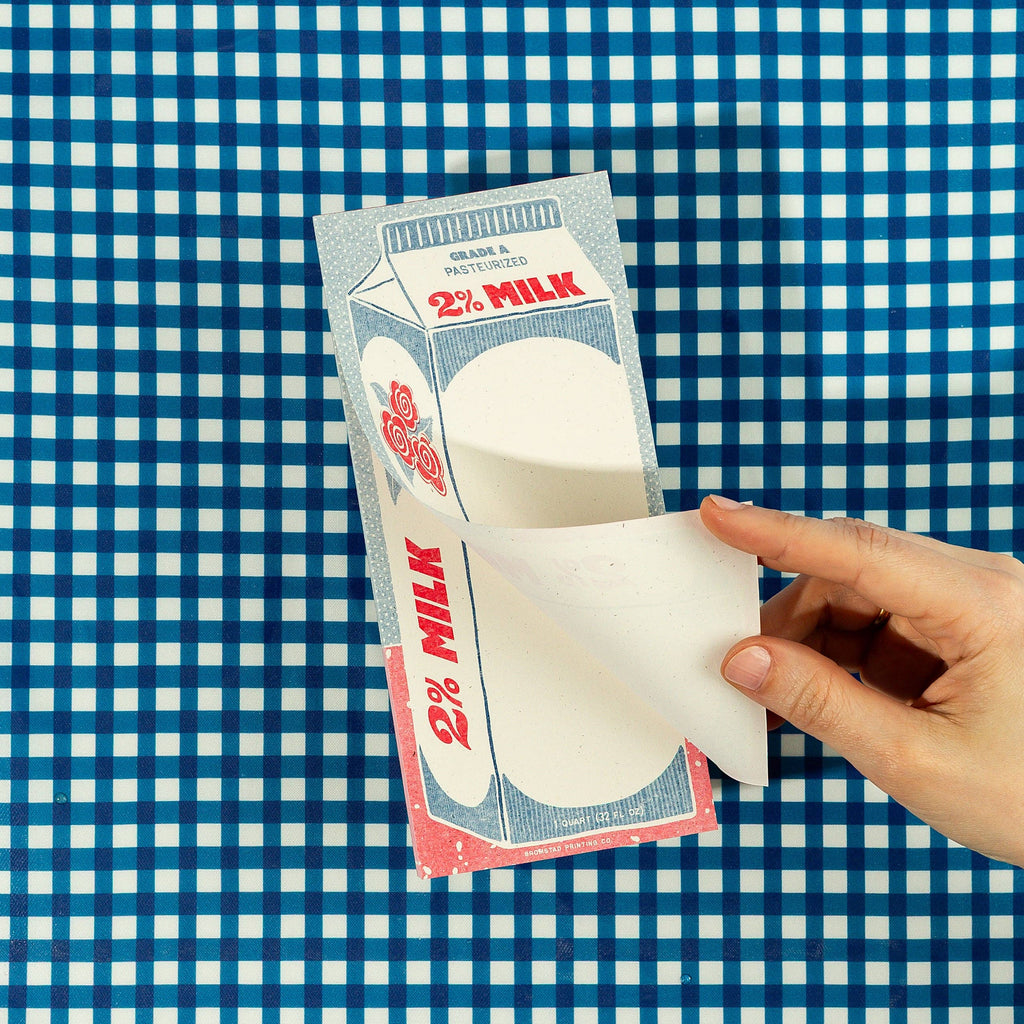 2% Milk - Risograph Notepad | Hartford Prints