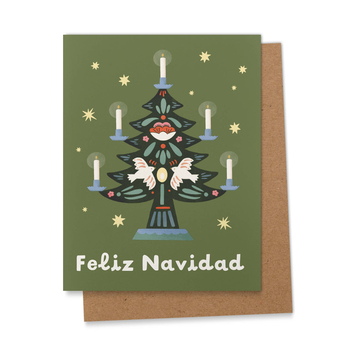 Tree of Life Spanish Holiday Card | Hartford Prints
