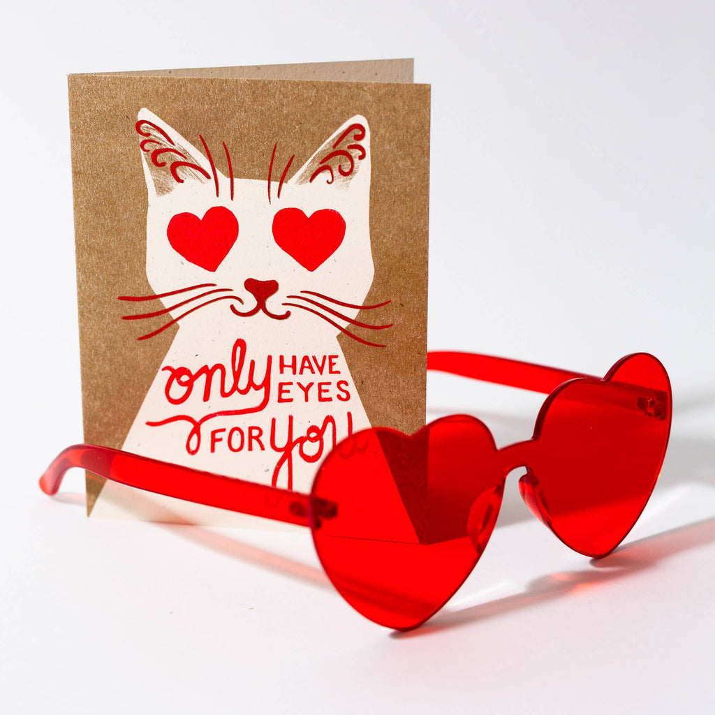 Only Have Eyes For You - Risograph Card | Hartford Prints