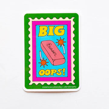 2024 Big Oops Vinyl Sticker | Hartford Prints