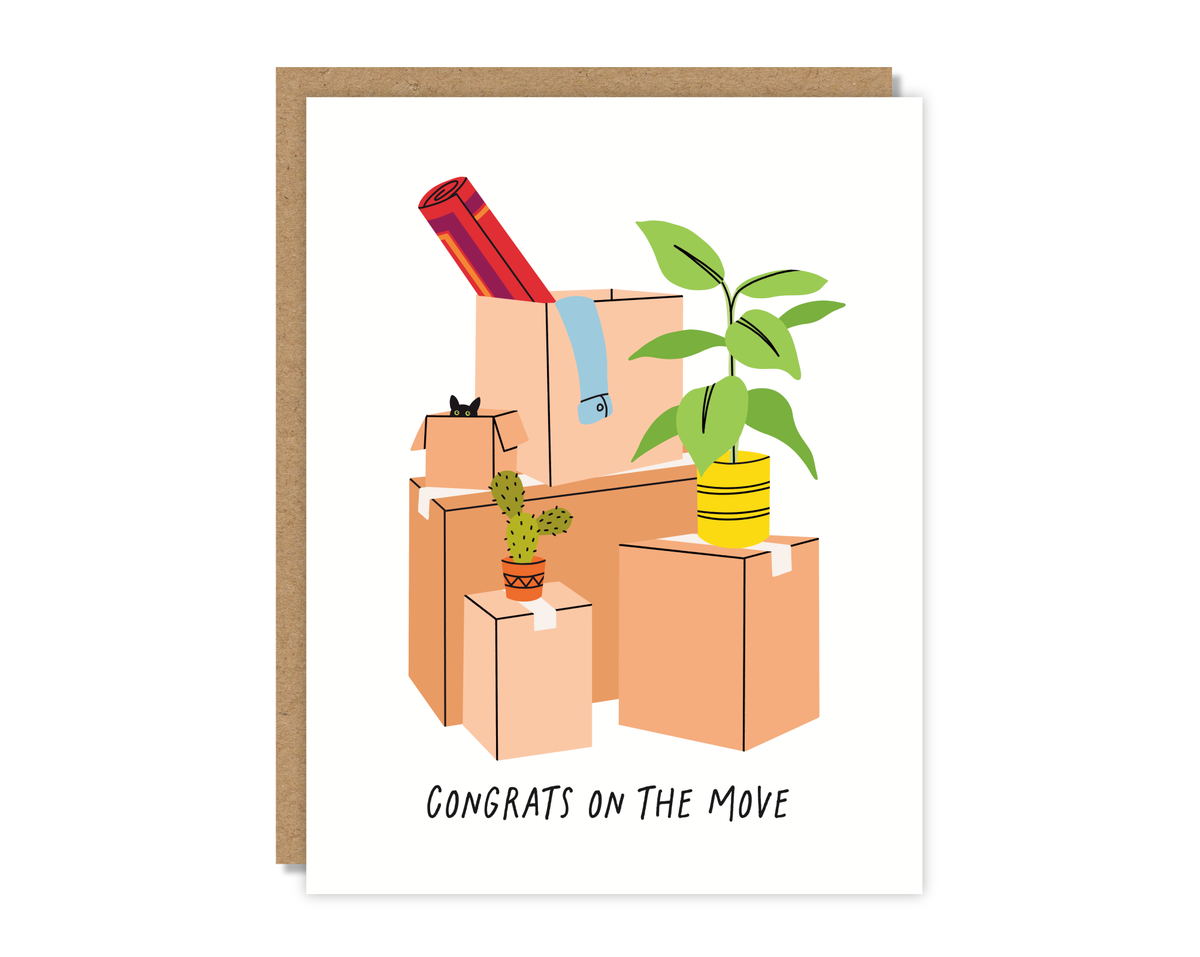 Congrats on the Move Card | Hartford Prints