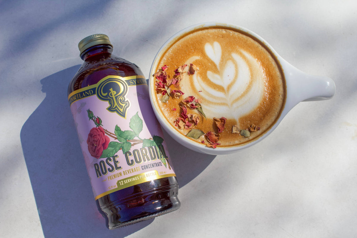 Rose Cordial Syrup 12oz | Hartford Prints