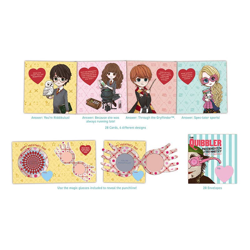 Harry Potter: Red Reveal Joke Valentines (NEW!) | Hartford Prints