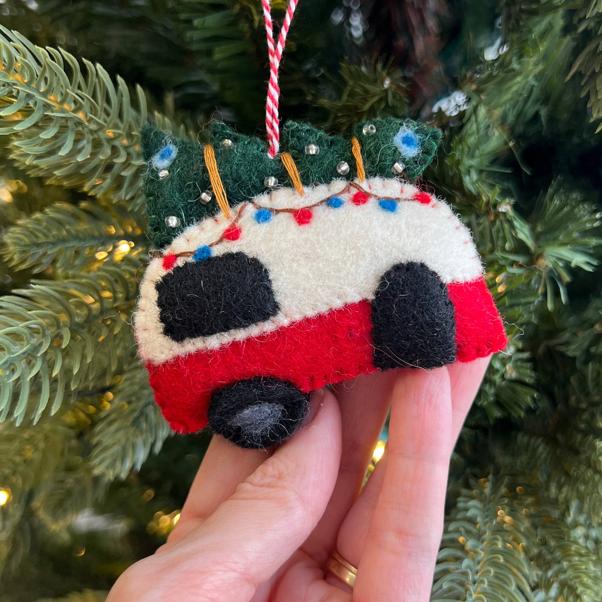 Camper Felt Wool Ornament | Hartford Prints