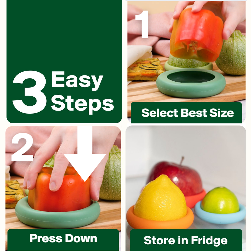 Sage Green Food Huggers - Set of 5 | Hartford Prints