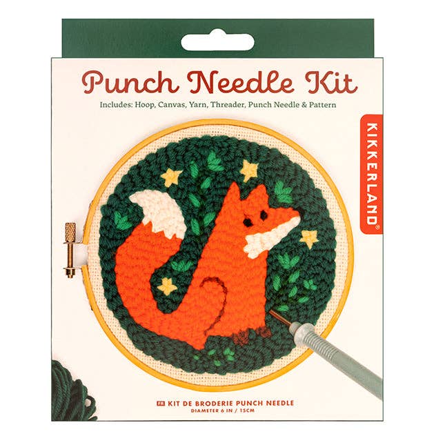 Fox Punch Needle | Hartford Prints