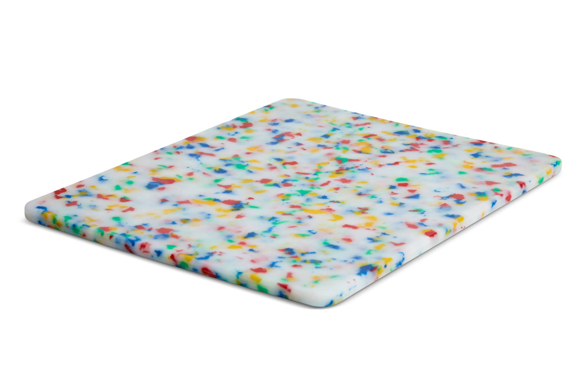 Recycled Plastic Cutting Board Medium Confetti | Hartford Prints