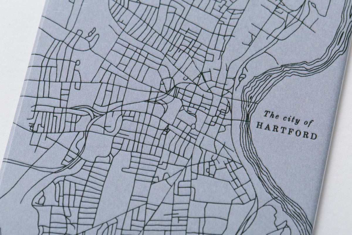 Hartford City Map Magnet | Hartford Prints