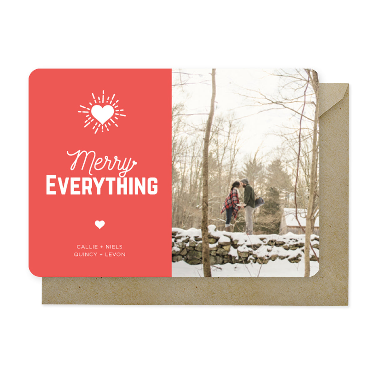 Merry Everything Holiday Photo Card | Hartford Prints
