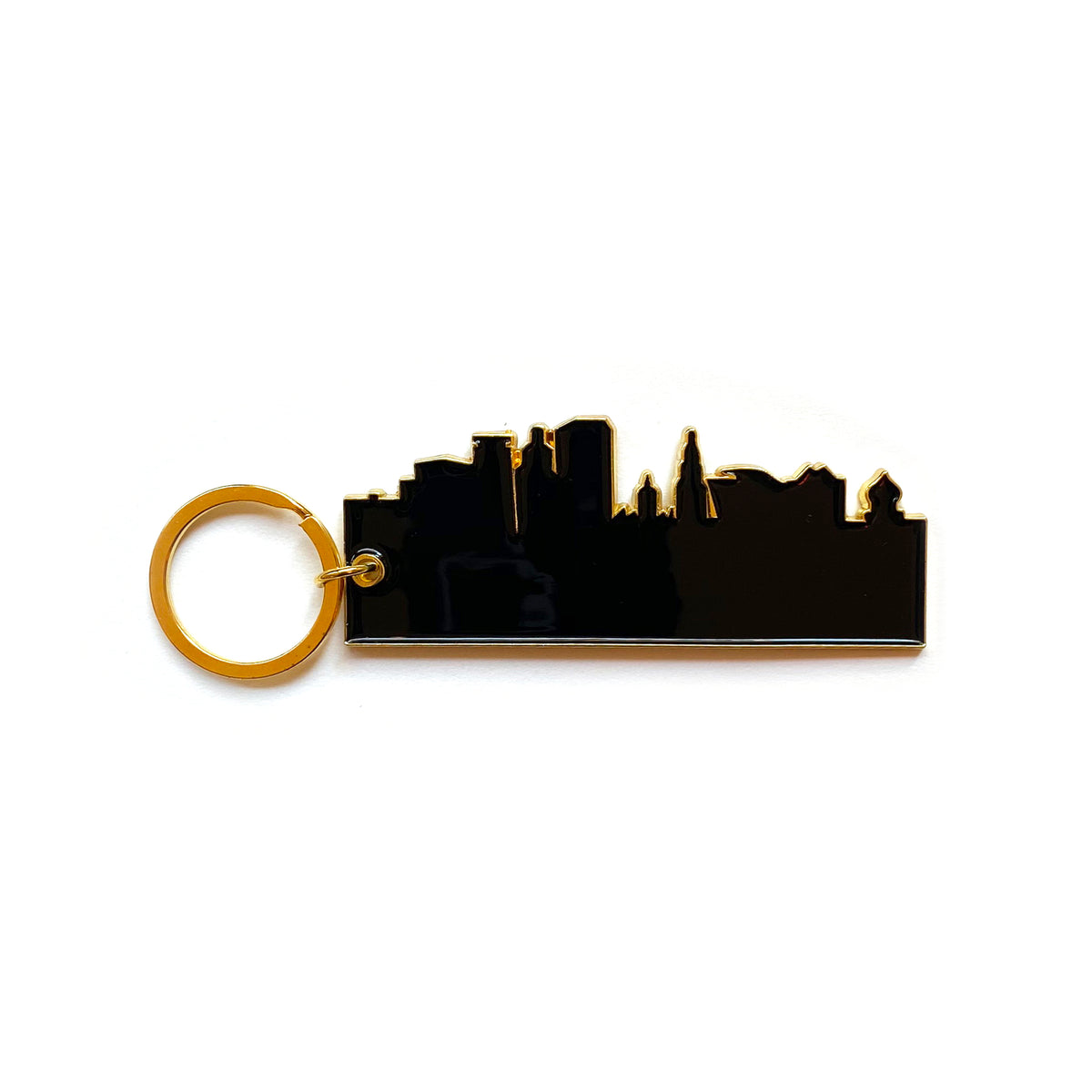 Enamel Skyline Keychain | Hartford Prints