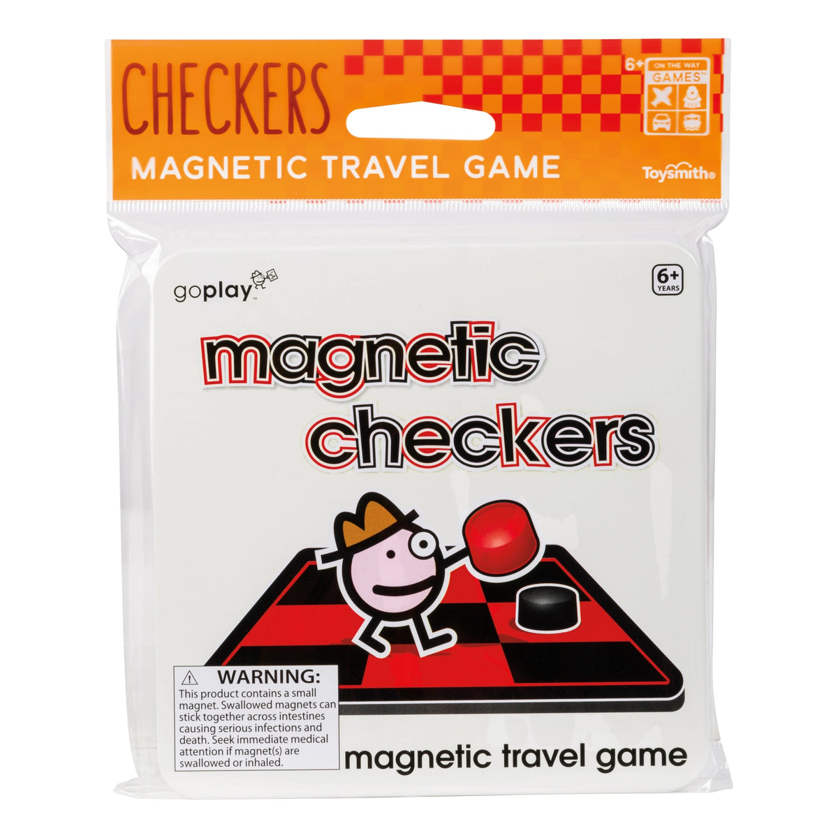 Checkers Magnetic Travel Game | Hartford Prints