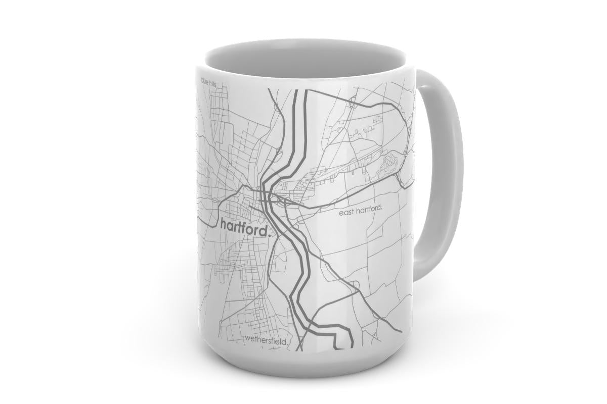 Hartford Map Mug | Hartford Prints