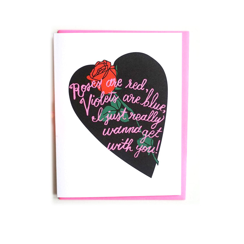Roses Are Red Heart Card | Hartford Prints